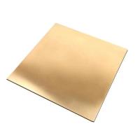 China H63 Large Copper Sheet Plate Metal 500mm 1000mm Bright Annealing for sale