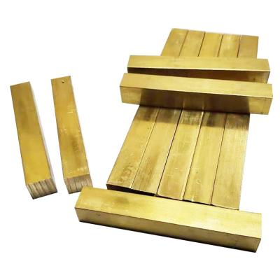 China CuBe2 H70 Brass And Copper Bar Brush Mirror Beryllium Copper Flat Bar 20-60mm for sale