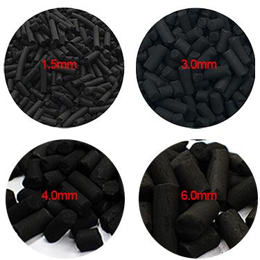 China 4mm Industry Grade Water Treatment Activated Carbon Black Coal Columnar For Aquarium 231-545-4 for sale