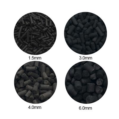 China 99% 4mm Coal Pellet Activated Carbon CAS No. 64365-11-3 700-1200 Iodine for sale