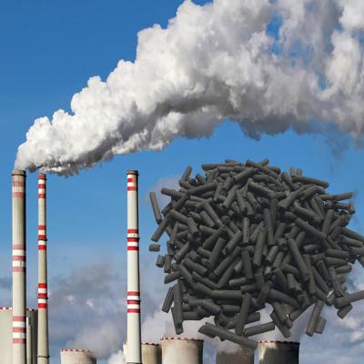 China CAS No. 64365-11-3 Activated Carbon Pellets 6mm 4mm For Petroleum Additives for sale
