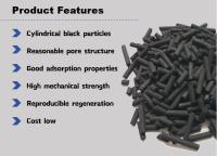 China Leather Auxiliary Agents Activated Charcoal Pellets For H2s Adsorption OEM Air Filtration for sale