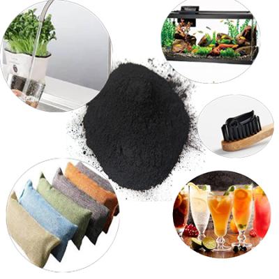 China Bamboo Activated Carbon Charcoal Powder Chemical Auxiliary Agent For Water Treatment for sale