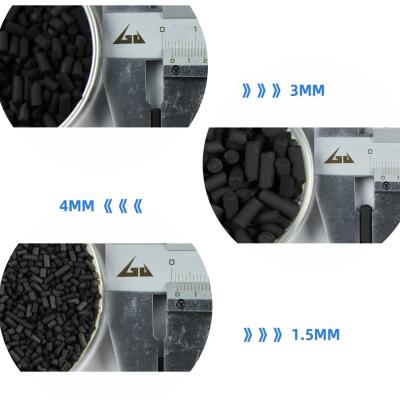 China Top-Grade 4mm Ctc 55 Ctc 60 Coal Pellet Activated Carbon for Effective Harmful Gas Elimination for sale