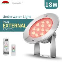 China SS316L VDE Led Swimming Pool Lighting 24V 18W Extenal Control 1450ma for sale