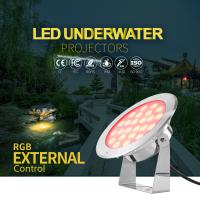 China SS316L RGB External Controller Swimming Pool Lights Underwater Lights For Pool for sale