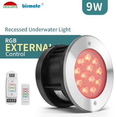 China VDE SS316L Waterproof Underwater Led Lights RGB Changing 24 Volt 380LM for sale