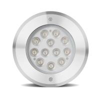 China FCC 600LM IP68 DMX512 Color Changing LED Spotlights 18W DC24V SS316L for sale