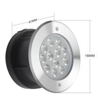 China 18W DC24V Input IP68  Color Changing Outdoor Led Underwater Lights for sale