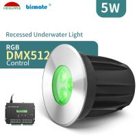 China Color Changing Underwater Led Pond Lights Recessed IP68 2 Years Warranty for sale