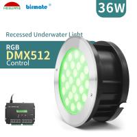 China SMD3535 Waterproof SS316L Rgb Led Swimming Pool Light 1450ma DMX512 for sale