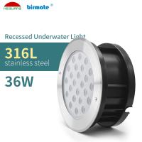 China 1500ma Underwater LED Spotlights 36W 6500K DC 24V VDE Cable for sale