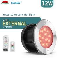 China 480LM RGB Underwater LED Spotlights Color Changing Extenal Control for sale