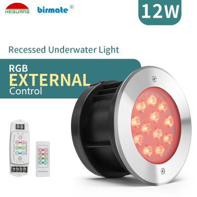 China 480LM RGB Underwater LED Spotlights Color Changing Extenal Control for sale