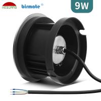 China 24V IP68 LED Underwater Lights SS316L 9W VDE Cable LED Ground Light for sale