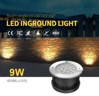 China 24V IP68 LED Underwater Lights SS316L 9W VDE Cable LED Ground Light for sale