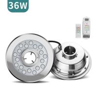 China 1000LM SMD 3535 LED Submersible Fountain Lights 4 Wires Ring Lights for sale