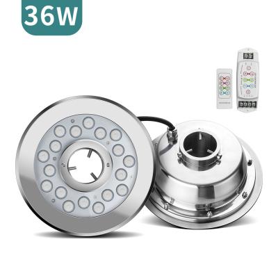 China 1000LM SMD 3535 LED Submersible Fountain Lights 4 Wires Ring Lights for sale