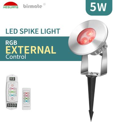 China Outdoor Park RGB LED Spike Light SS316L Housing Ground Inserted 2 Years Warranty for sale
