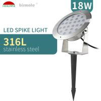 China 18W IP68 CREE Monochromatic Led Spike Lamp Waterproof SMD3535 for sale