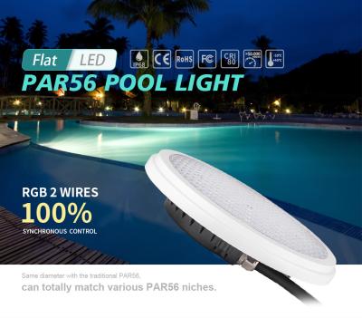 China 520LM Par56 LED Underwater Pool Lights 18W SMD5050 For Above Ground Pool for sale