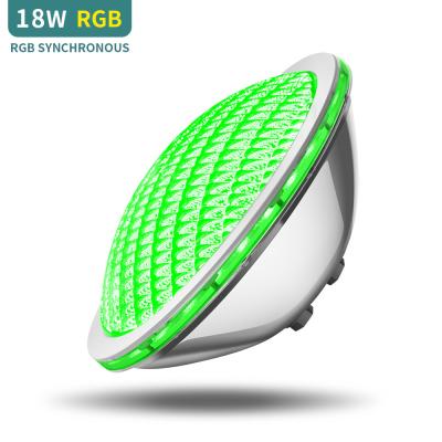 China Stainless Steel Par56 Swimming Pool Light AC12V 18W Synchronous Control for sale