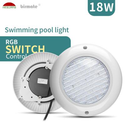 China ABS RGB Surface Mount LED Pool Light Switch Control 520LM RGB LED Swimming Pool Light for sale