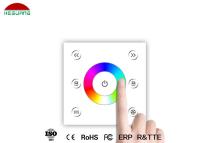 China DMX512 Signal LED Pool Light Controller RGB Panel Portable 86mmx86mmx36mm for sale