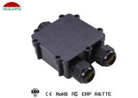 China Waterproof Pool Light Accessories , 5-9mm / 12-15mm Three Way Junction Box for sale