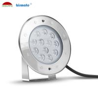 China Color Changing underwater LED Spotlights 12W DMX512 Control IP68 SS316L Material for sale