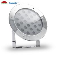 China DMX512 Control Underwater LED Spotlights 24W Color Changing SS316L IP68 DC 12V for sale
