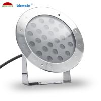 China Adjustable Angle Underwater Led Spot Light 12V 24 Watt IP68 SS316L Wide Bean Angle for sale