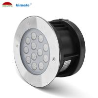 China Small Pool Underwater LED Spotlights Dmx512 Muti Color SS316L 18W Excessed Install for sale