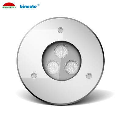 China DMX512 Control Underwater LED Spotlights Muti Color 12 Volt 3W SS316L For Swimming Pool for sale