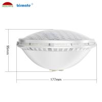 China Warm White Par56 LED Swimming Pool Lights 18W 177x95mm Anti UV PC Cover Material for sale