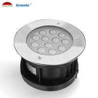 China Low Voltage 24V SS316L IP68 Led Ground Lights RGB Color With Tempered Glass Cover for sale