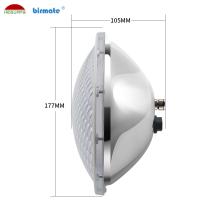 China IP68 Structure Waterproof Stainless Steel Light Swimming Pool 12V LED Pool Light Bulb RGB for sale