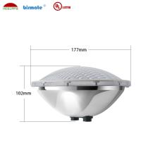 China PAR56 12V 316L Stainless Steel Material Outdoor RGB LED Swimming Pool Underwater Light With Remote Controller for sale