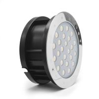 China IP68 Waterproof 24V 24W Underwater LED Spotlights,316L Stainless Steel Underwater Pool Light for sale