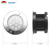 China RGB  Color Change SS316L Underwater Spot Light, External Control IP68 Pool Lighting outdoor for sale