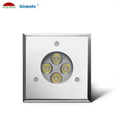 China Flat IP68 outdoor inground lighting Waterproof 5W Decorative Parking Lot Lights for sale