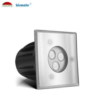 China Mini 5W External Control Square RGB Color Outdoor Inground Lighting IP68 for sale