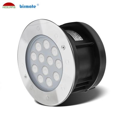 China DMX512 Control 12V 316L Stainless Steel Waterproof Outdoor Unground  9W Recessed Underwater Light for sale