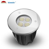 China 3W 6500K Round SS316L 6500K LED Ground Lights FCC AC240V for sale