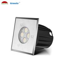 China Mini White Color Square Ground Light Waterproof IP68 Outdoor Use 24V inground lights for sale