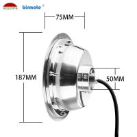 China 316Lstainless Steel Waterproof Pool Light,18W 6500K Water Fountain Led Lights for sale