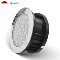 China RGB Control 24W 24V DMX512 Underwater Led Spotlights,316L stainless steel under pool for sale