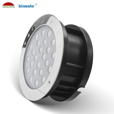 China RGB Control 24W 24V DMX512 Underwater Led Spotlights,316L stainless steel under pool for sale