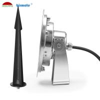 China DC 24V 9W DMX512 Pin Type Bulb Waterproof IP68 SS316L Material RGB Switch Control for sale