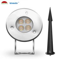 China IP68 Waterproof Led Pinspot Light , Outdoor Garden Ground Insert Light 210MA for sale